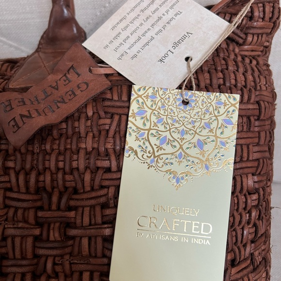 Uniquely Crafted | Bags | Nwt Uniquely Crafted Woven Handbags By ...